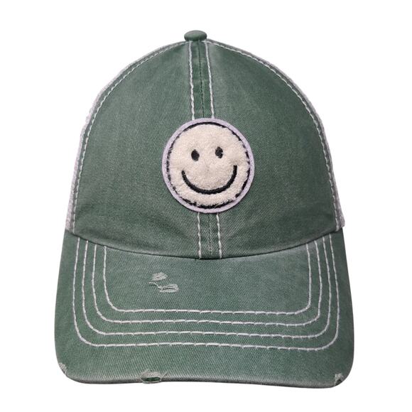 Unbranded | Accessories | Smiley Face Snapback Mesh Back Trucker Hat ...